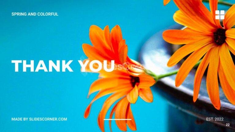 Spring, Floral and Colorful Template - SlidesCorner