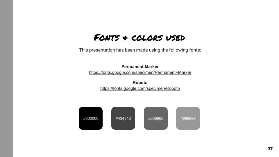 Google Slides Gray and Black Theme - SlidesCorner
