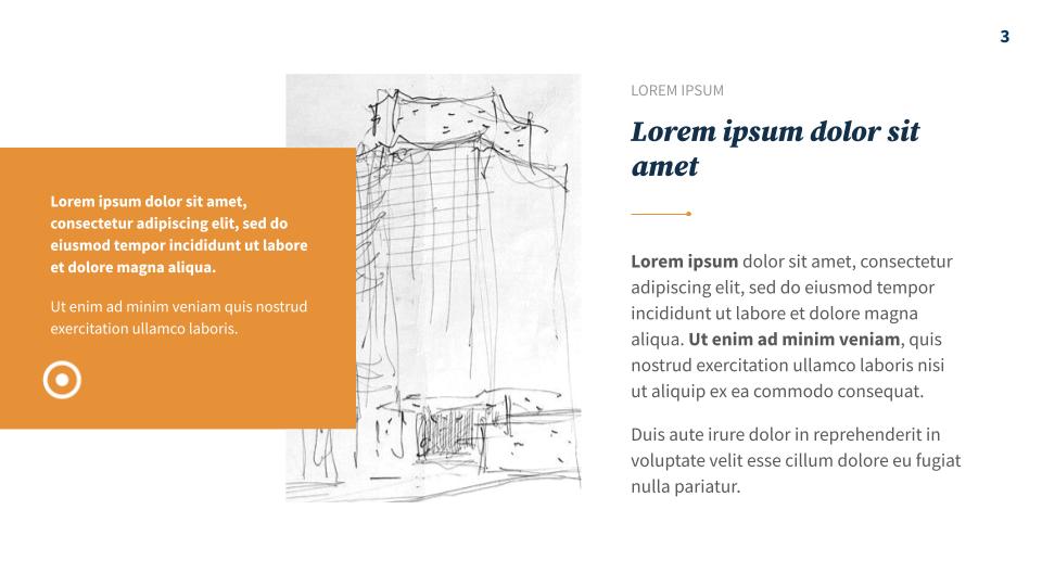 Google Slides Aesthetic Blue Orange Theme - SlidesCorner