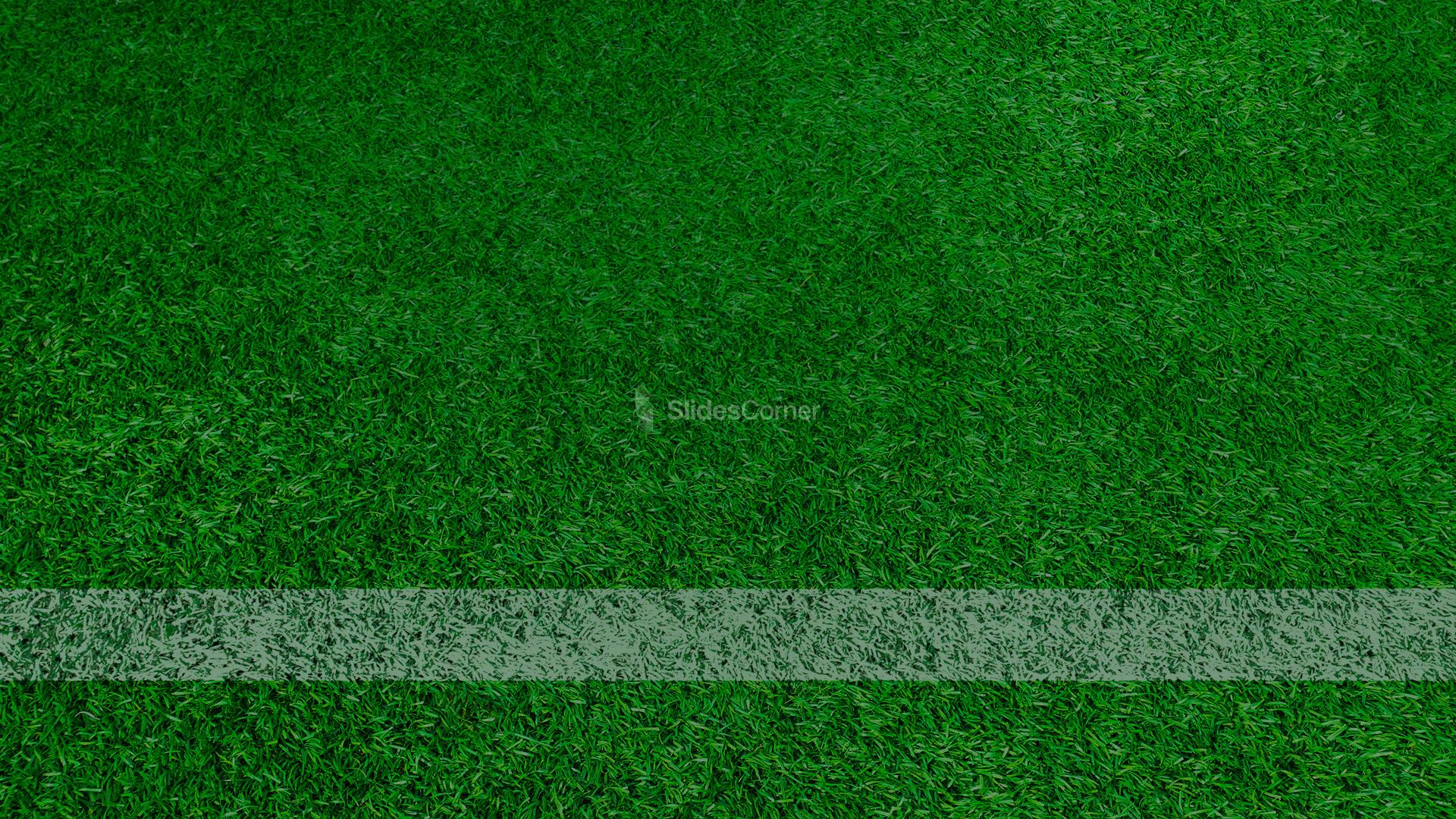 Soccer Field Free PPT Background