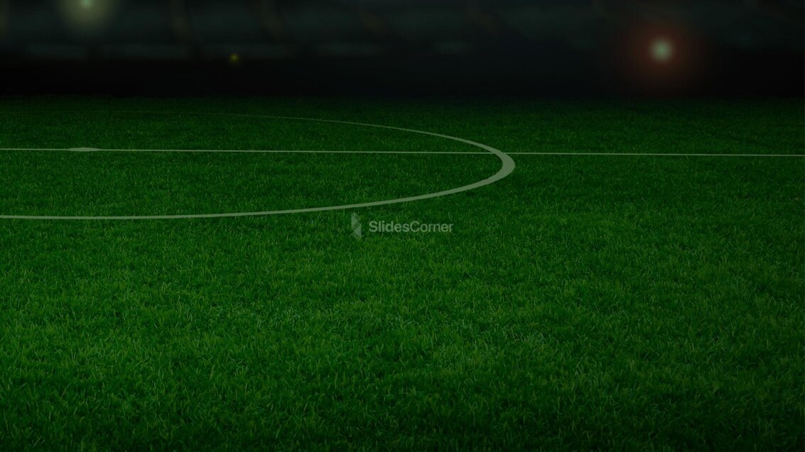 Soccer Field Free PPT Background - SlidesCorner