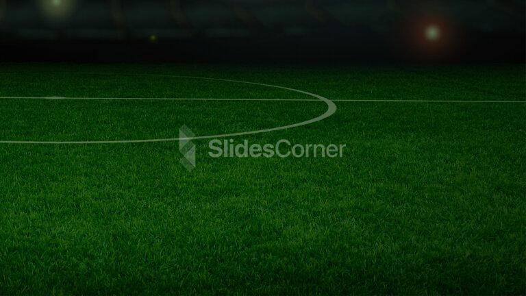Soccer Field Free PPT Background