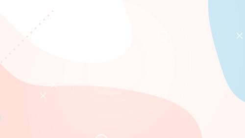 Pastel Pink & Blue Shapes Free PPT Background