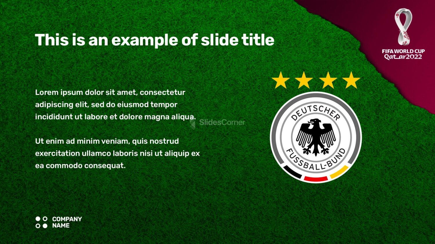 Qatar 2022 Free PPT Background — SlidesCorner