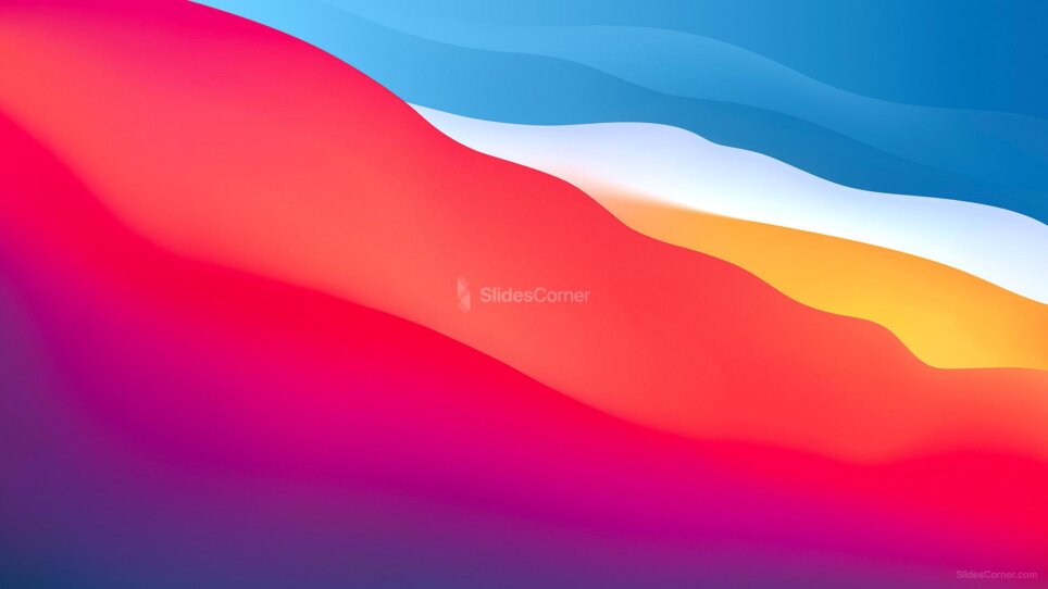 Rainbow Striped Background for PPT & Google Slides - SlidesCorner