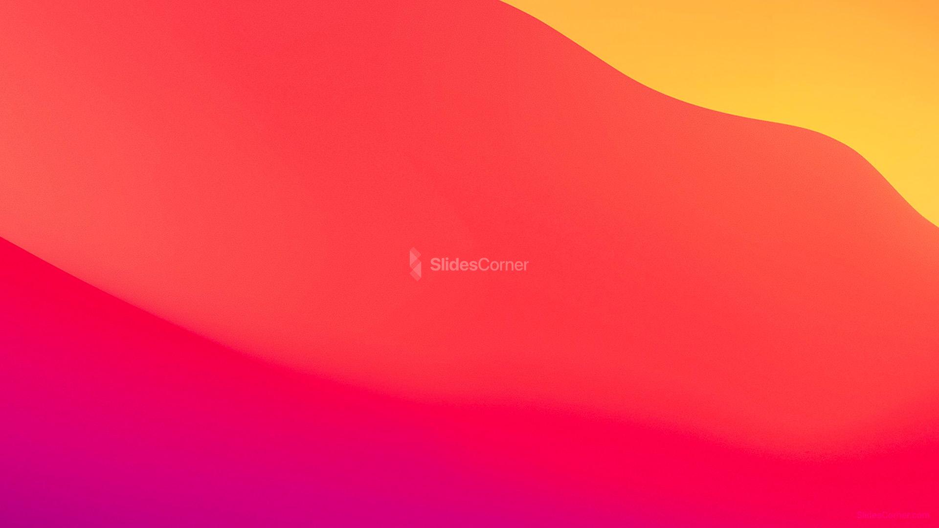 Apple Rainbow free PPT Background