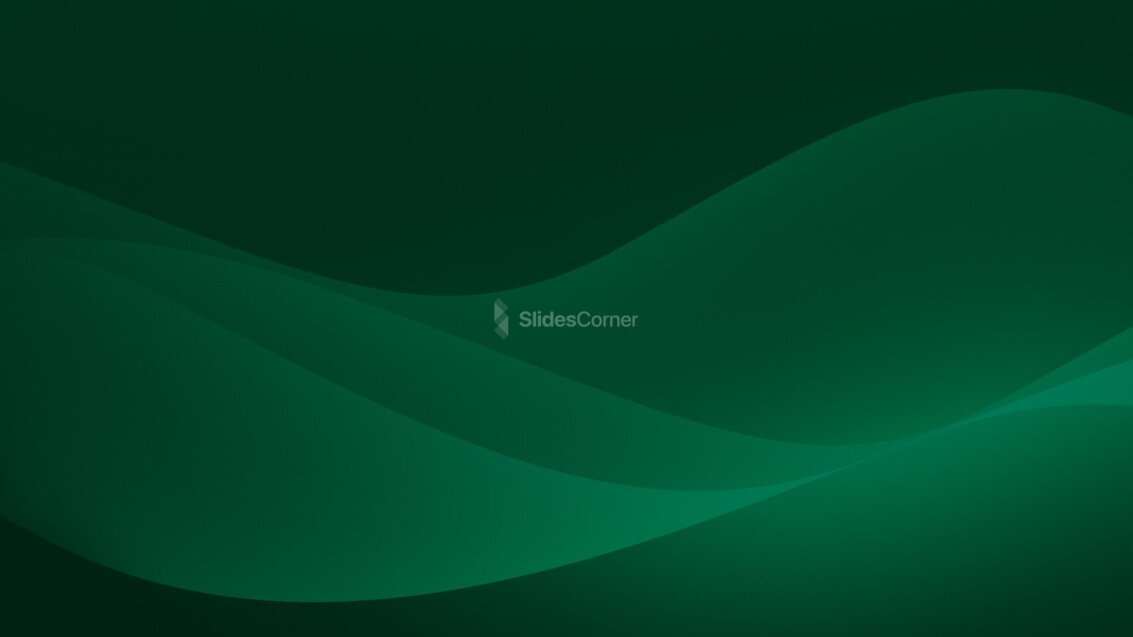 Green Gradient PPT Background - SlidesCorner