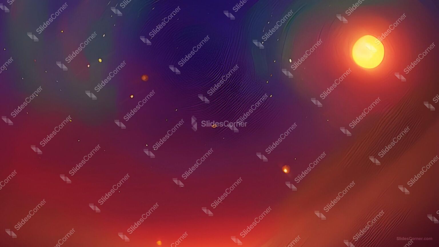 Aesthetic Sunset PPT Background and Google Slides