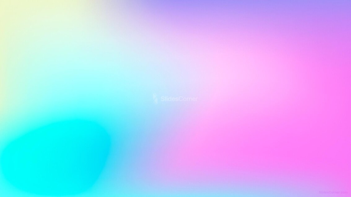 Multicolor Gradient Shape PPT Background - SlidesCorner