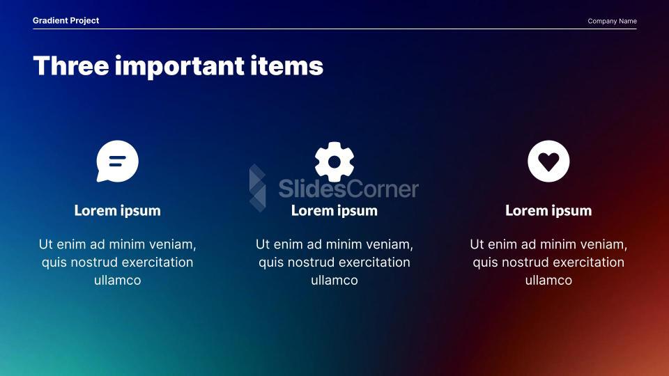 Dark Gradient Template For PPT & Google Slides - SlidesCorner