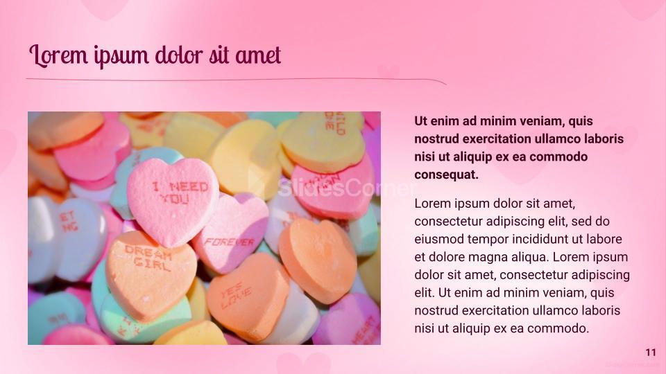 Template for Valentine's Day - SlidesCorner