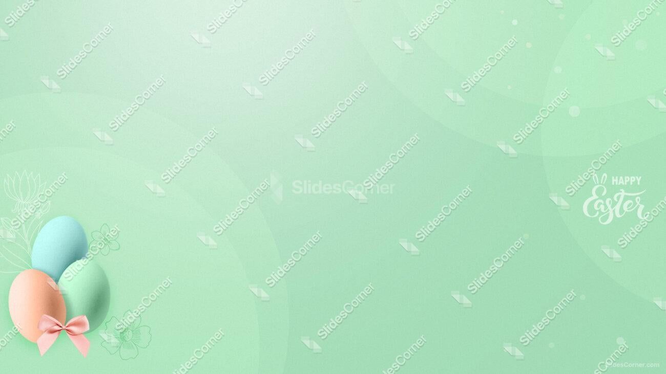 Happy Easter Pastel Background & Wallpaper - SlidesCorner