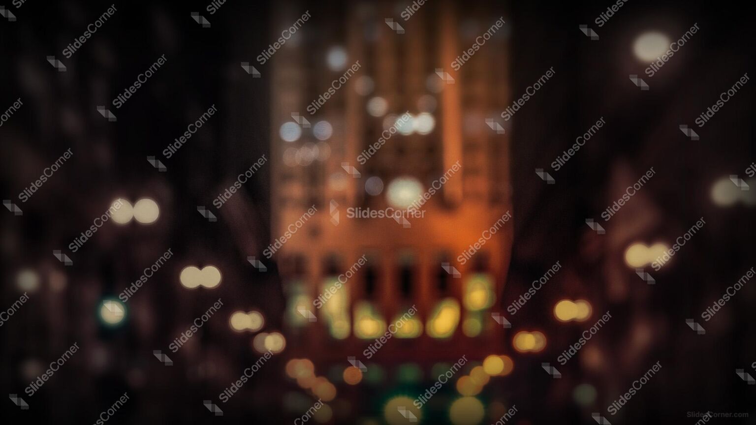 Out Of Focus Blurred Background FREE · SlidesCorner.com