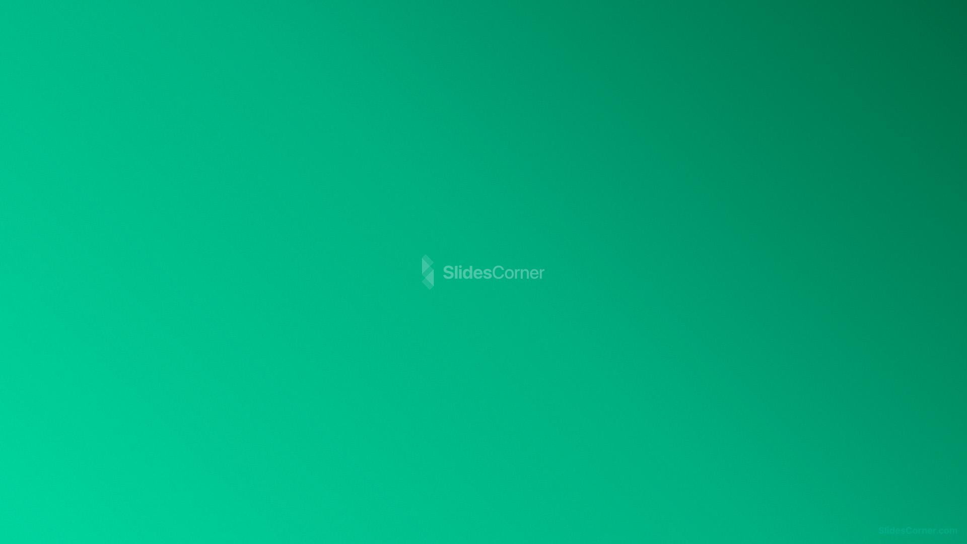 Simple Aesthetic Green Gradient PPT Background Design