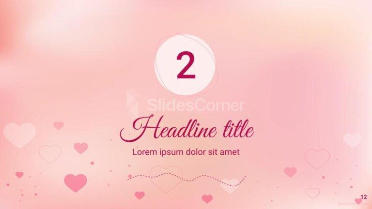 Valentines Day PPT Template - SlidesCorner