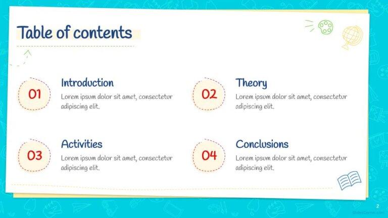 Back to School Free PPT Template — SlidesCorner