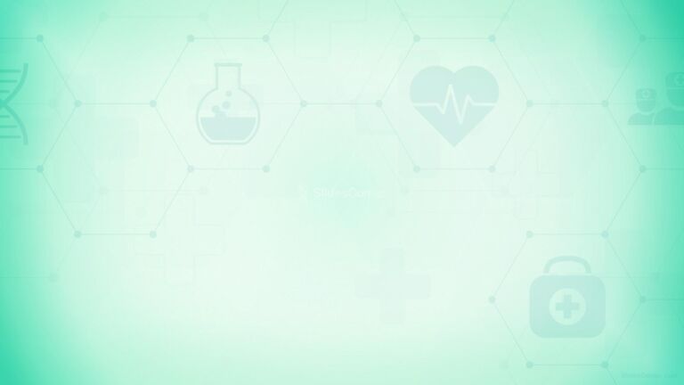Medical Soft Pastel Background with Healthcare Icons