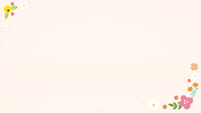 Spring Colorful Flowers PPT Background - SlidesCorner