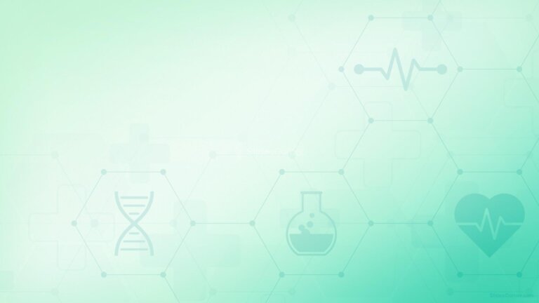 Cute Green Powerpoint Background - SlidesCorner