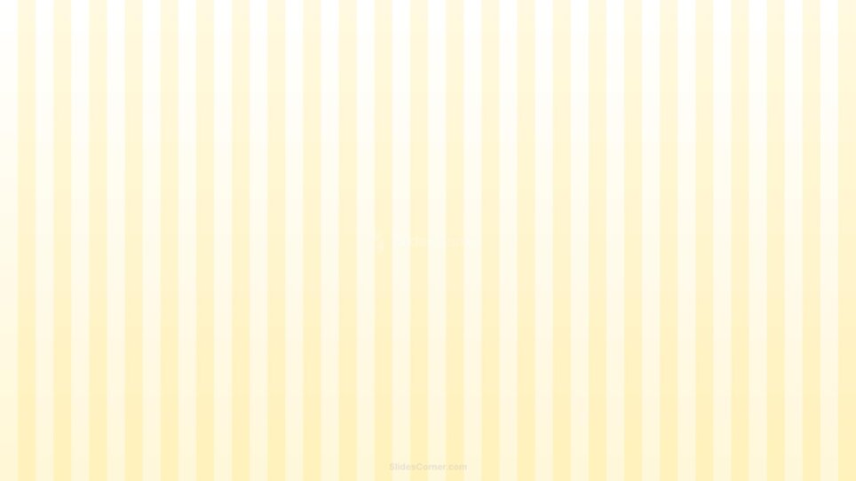 Pastel Yellow and White Striped PPT PowerPoint Background - SlidesCorner