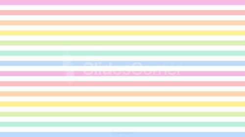 Rainbow Striped Background for PPT & Google Slides