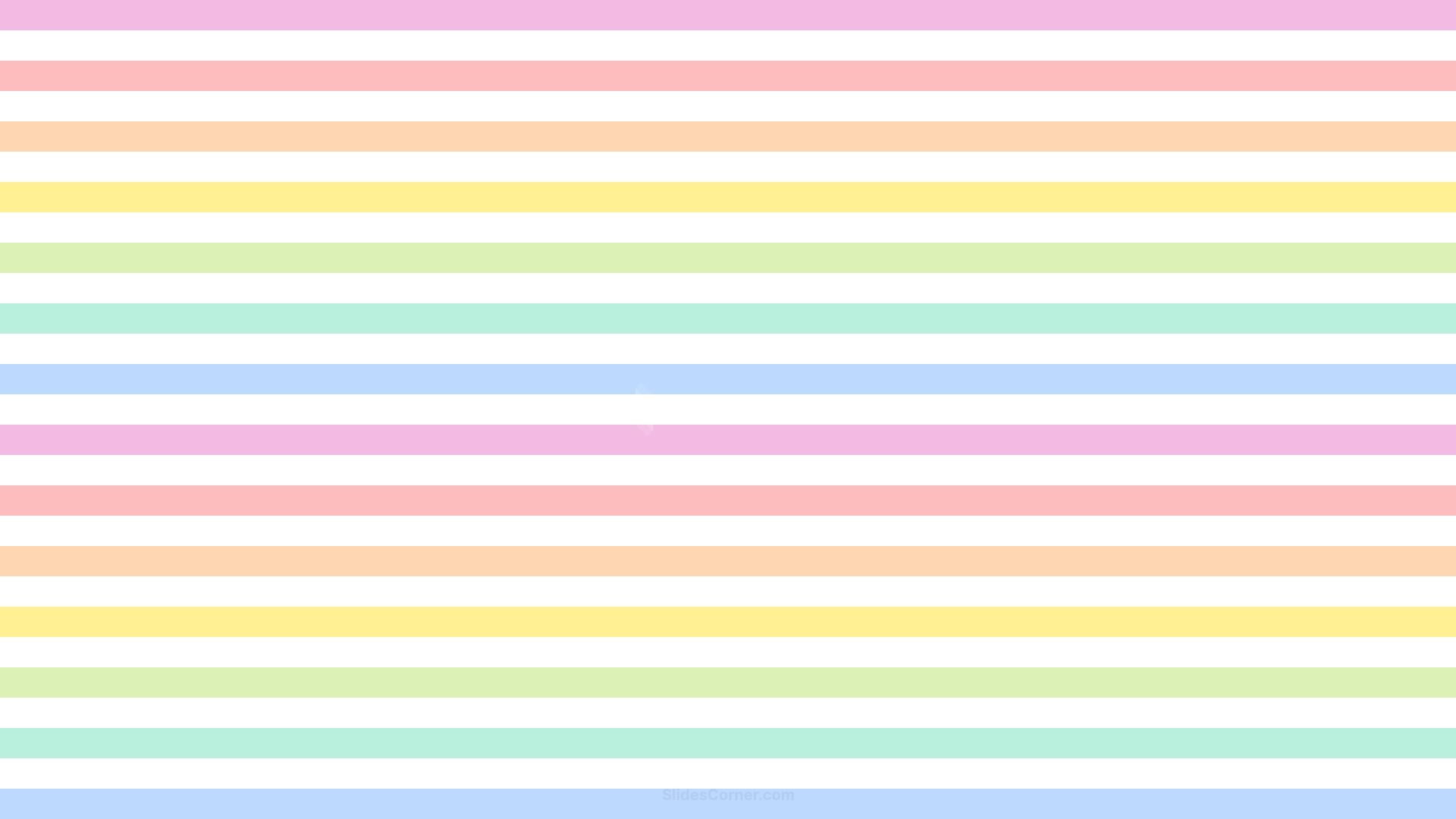 Rainbow Striped Background for PPT & Google Slides