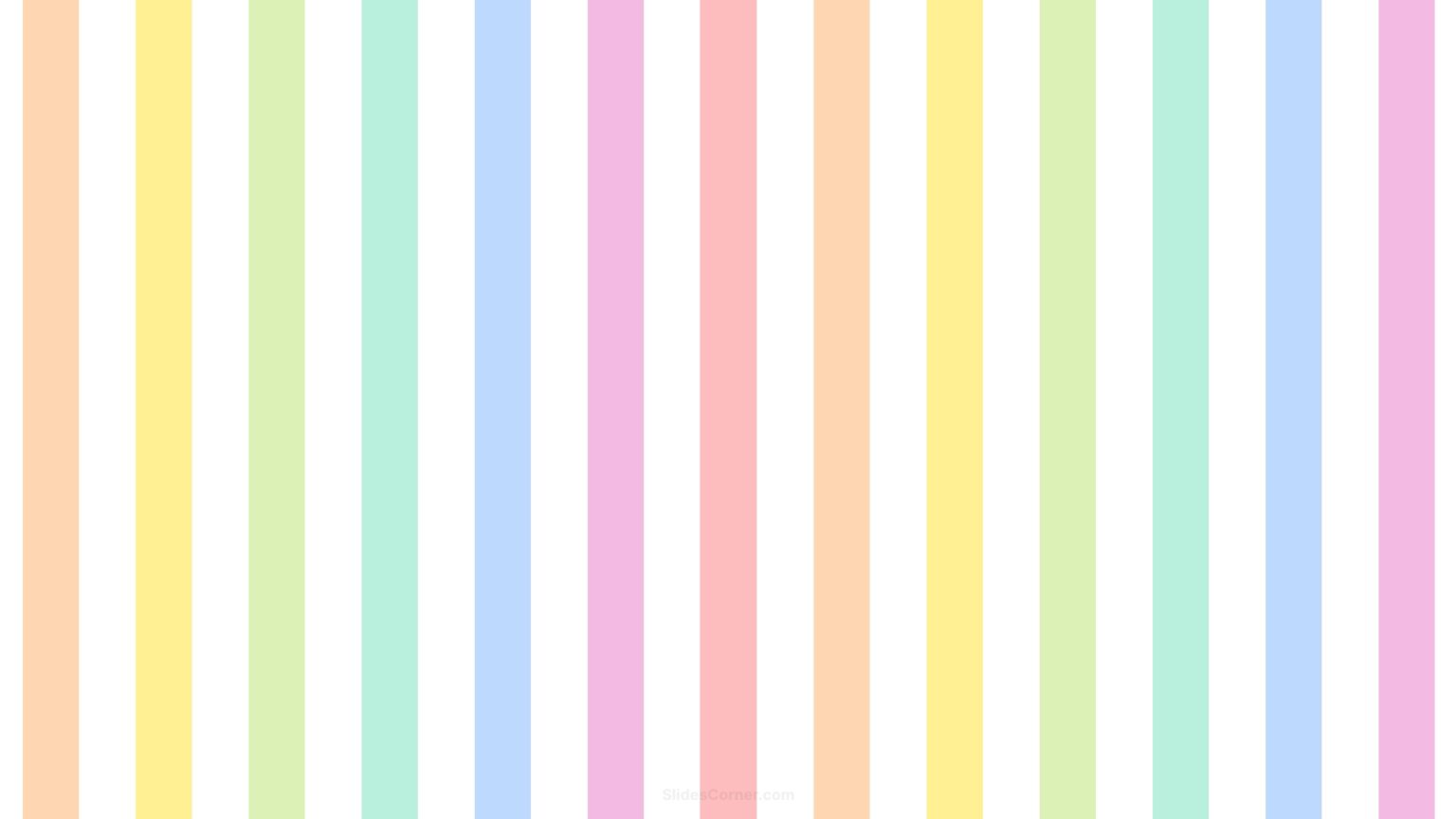 Rainbow Striped Background for PPT & Google Slides