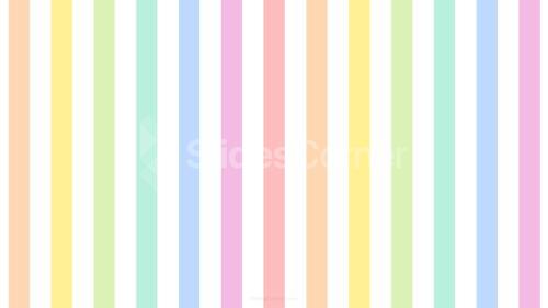 Rainbow Striped Background for PPT & Google Slides