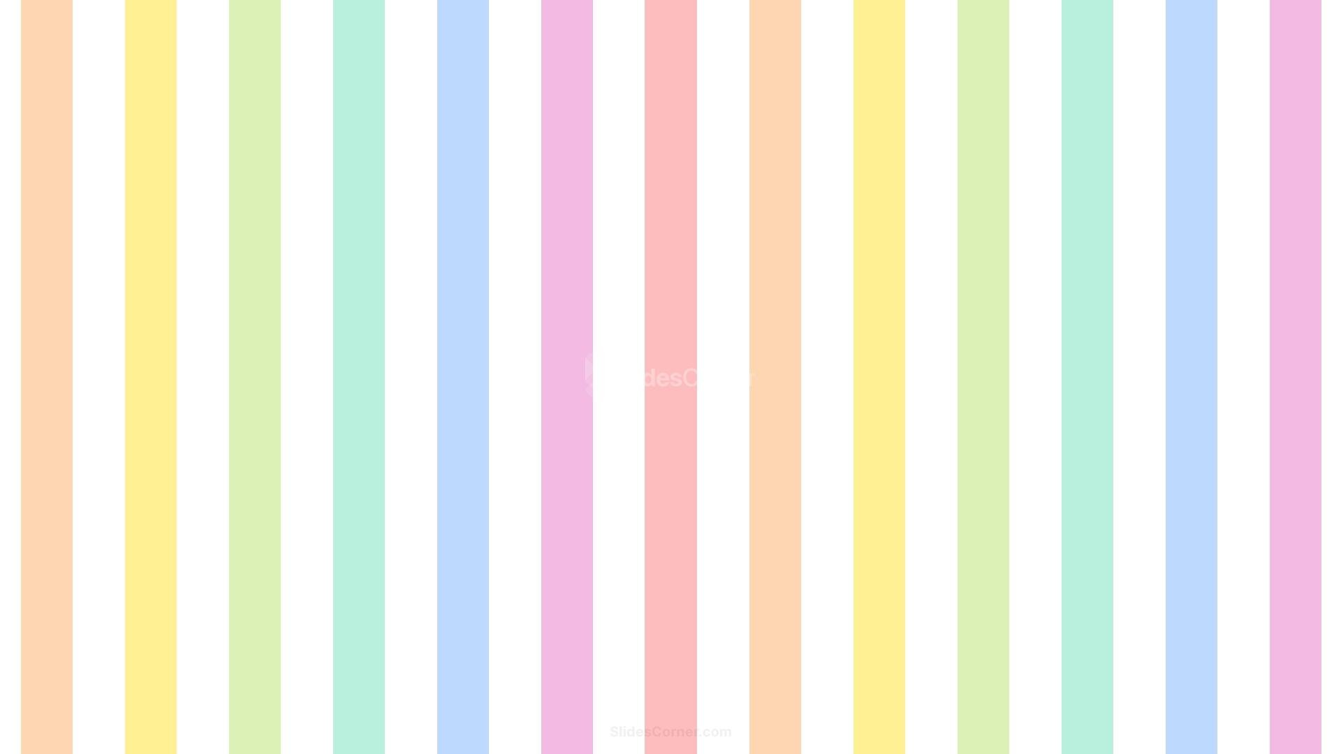Rainbow Striped Background for PPT & Google Slides