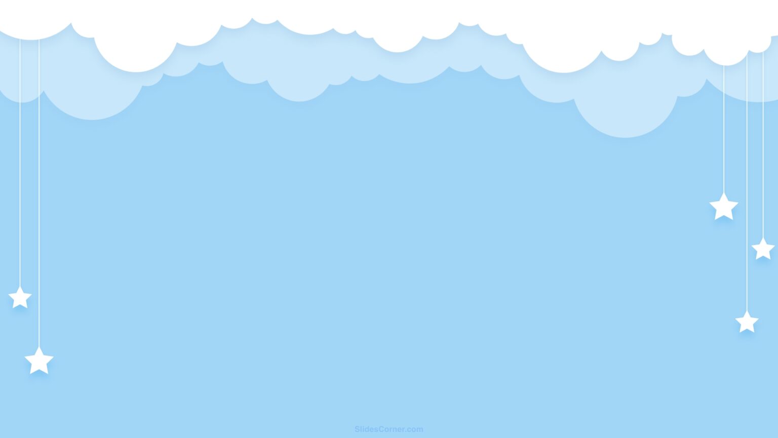 Pastel Clouds Baby Blue Plain Background for Wallpaper, PPT and Google ...