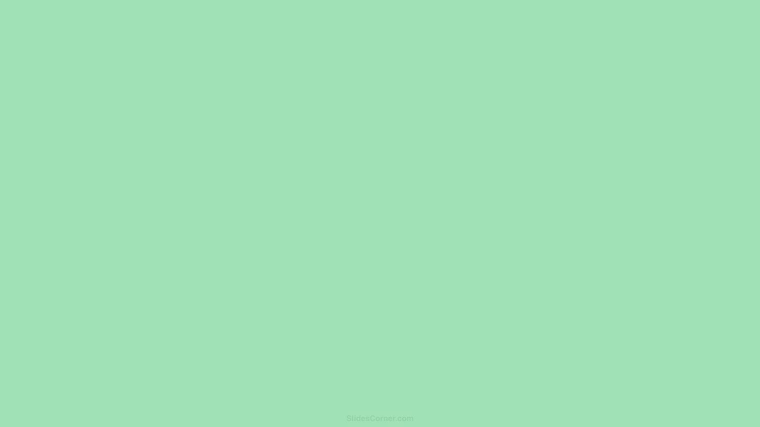 Green Pastel Plain PPT PowerPoint Background & Google Slides