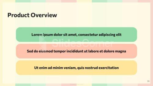 Aesthetic Colorful Pastel PPT PowerPoint Template Google Slides