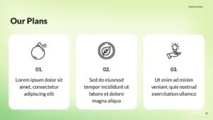 Clean Pastel Green Professional PPT PowerPoint Template - SlidesCorner