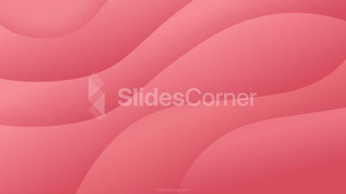Red Pastel Gradient Shapes PPT Background Aesthetic