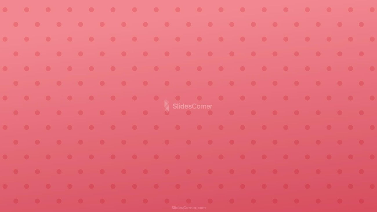 Pastel Red Aesthetic Background with Organic Autumn Leaves - SlidesCorner