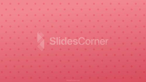 Red Pastel Gradient Polka Dots PPT Background Aesthetic