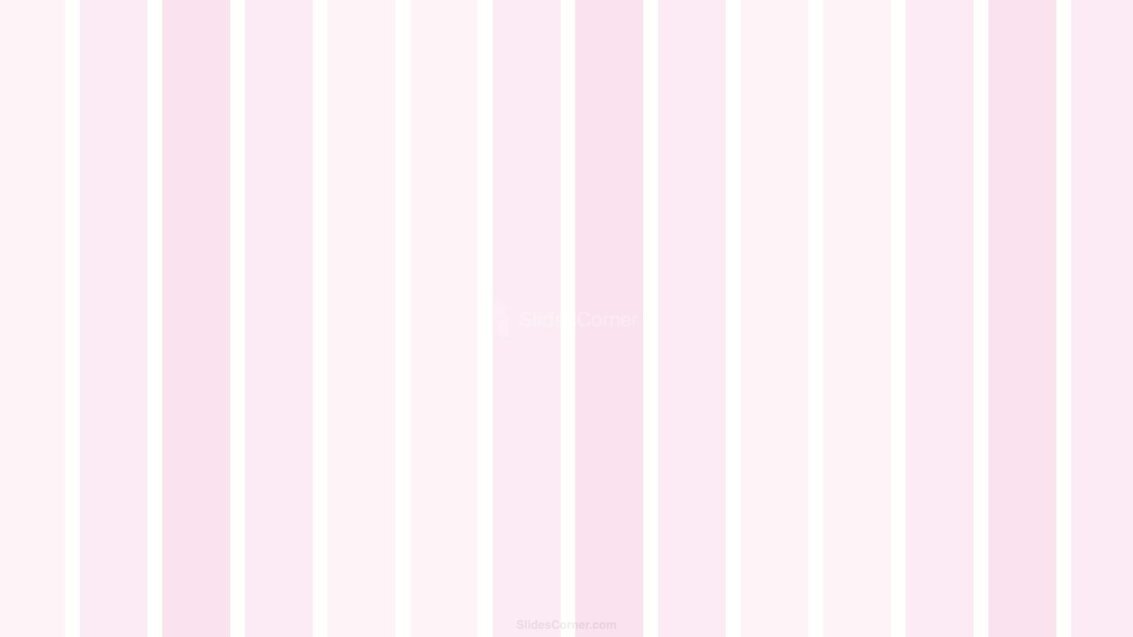 Pastel Striped Background with Hearts for PPT PowerPoint - SlidesCorner