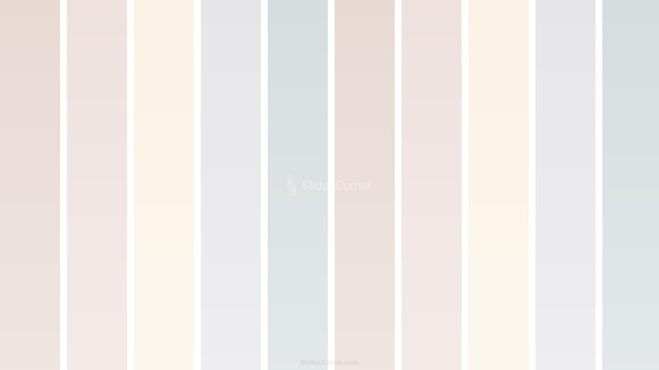 Pastel Yellow and White Striped PPT PowerPoint Background - SlidesCorner