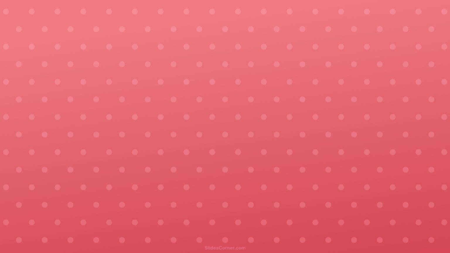 Red Pastel Gradient Polka Dots PPT Background Aesthetic