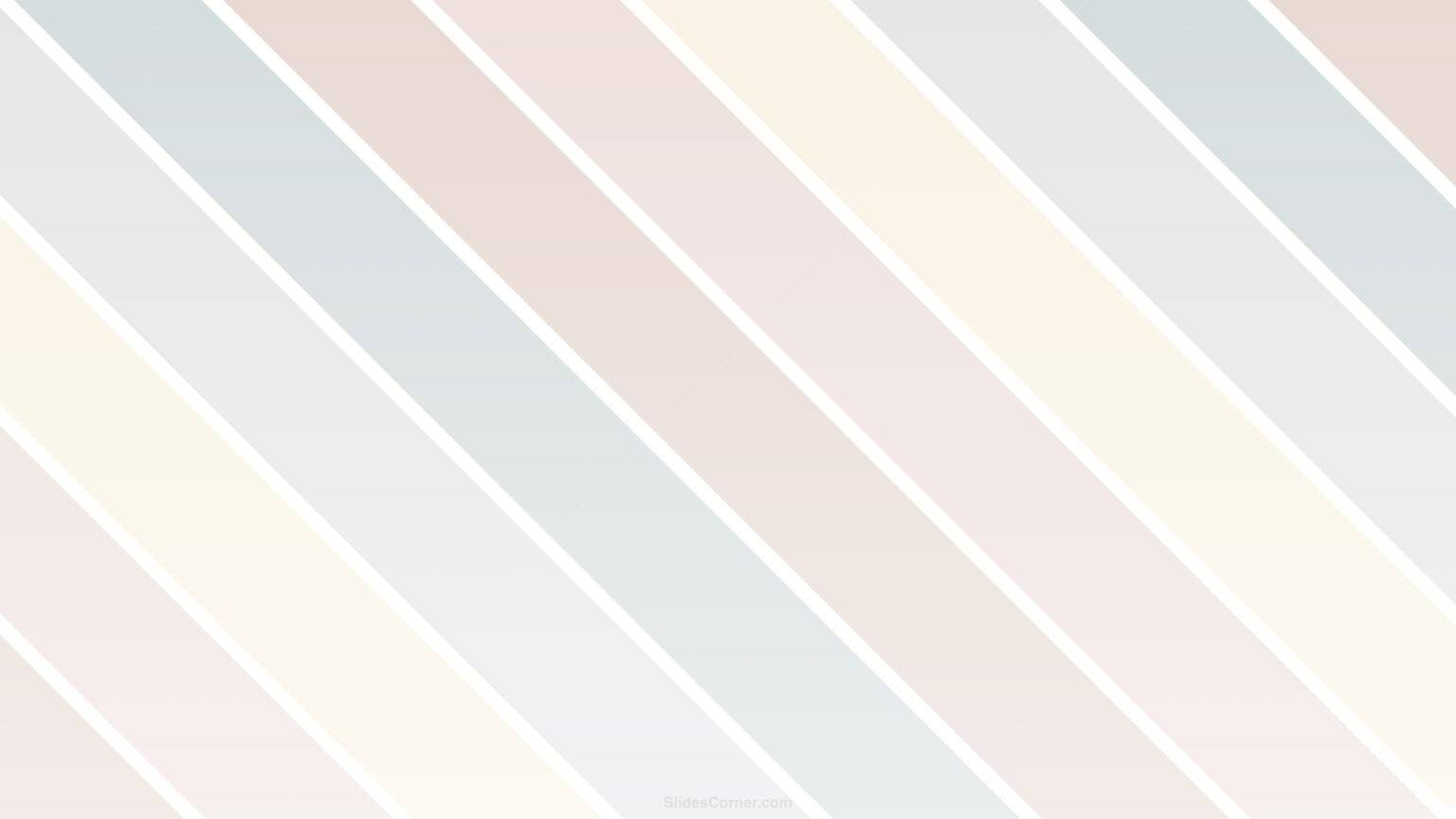 Natural Pastel Colors Striped PowerPoint Background