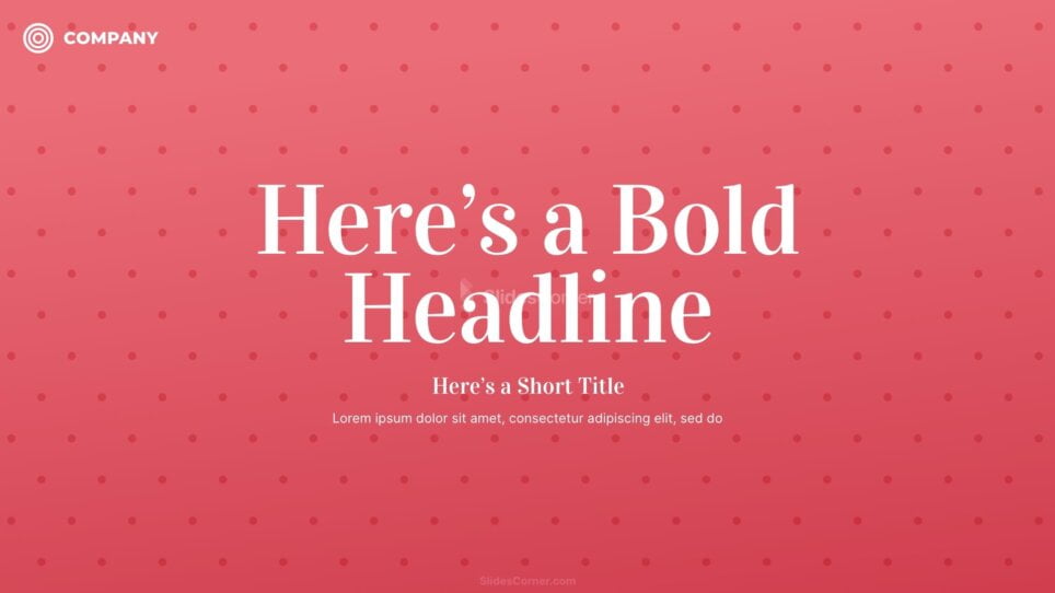 Red Pastel Gradient Polka Dots PowerPoint Background Aesthetic ...