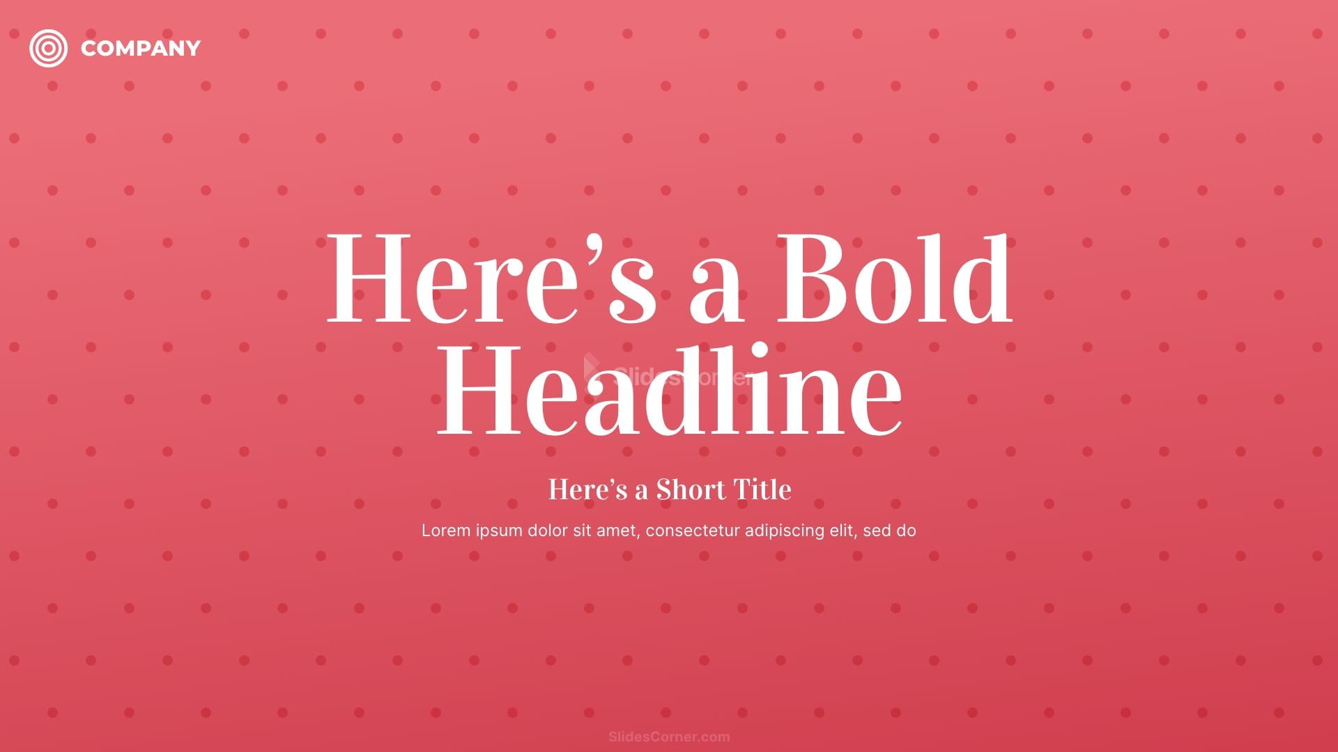 Red Pastel Gradient Polka Dots PowerPoint Background Aesthetic ...