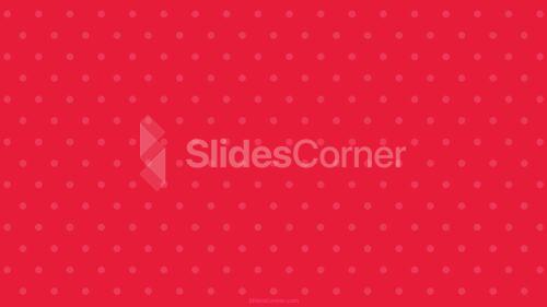 Red Pastel Plain Polka Dots PowerPoint Background Aesthetic