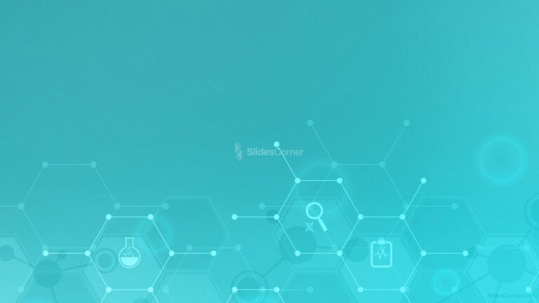 Medical and Healthcare Technology Aesthetic PPT Background