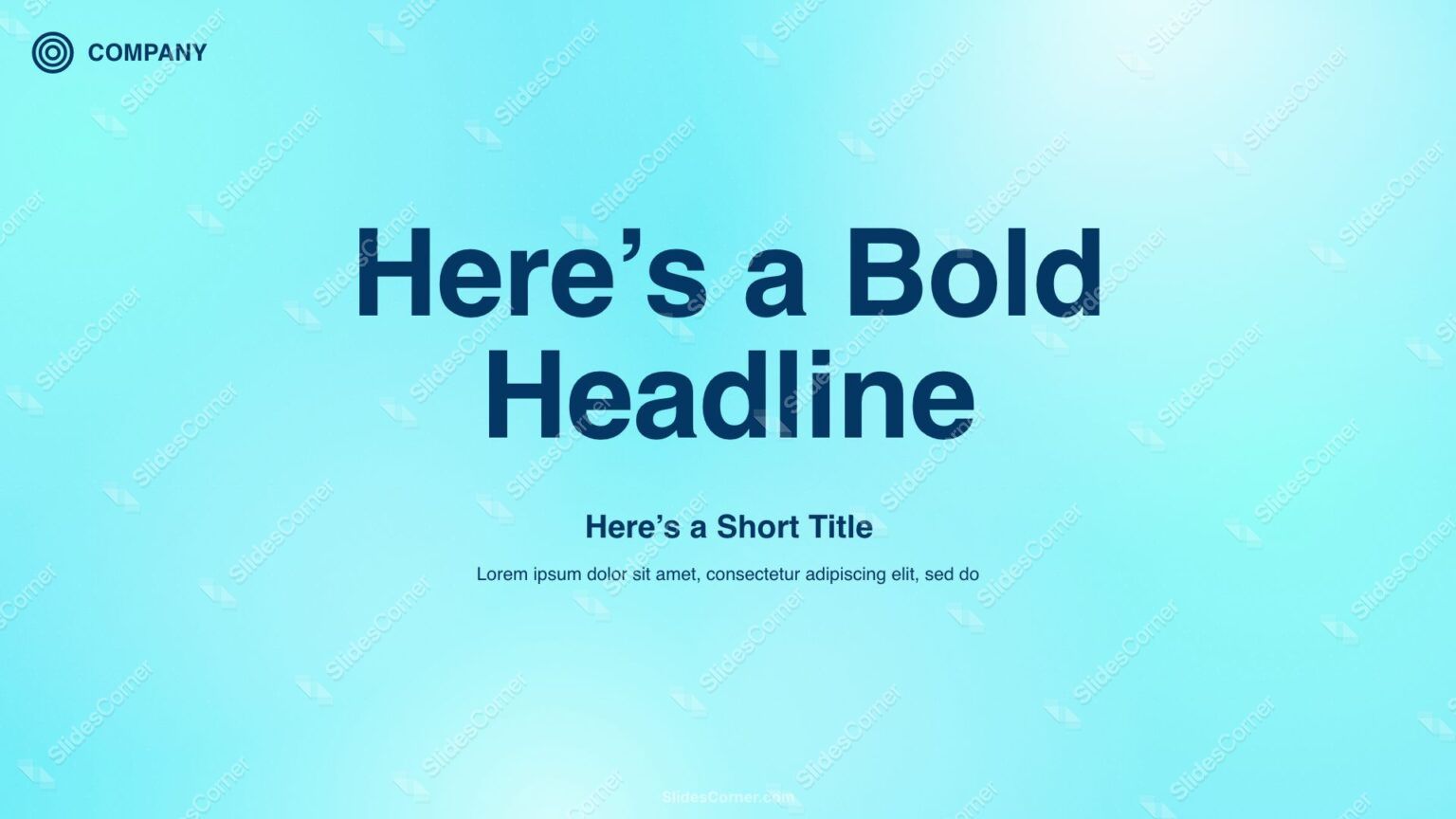 Pastel Aesthetic Powerpoint Background Light Blue — SlidesCorner