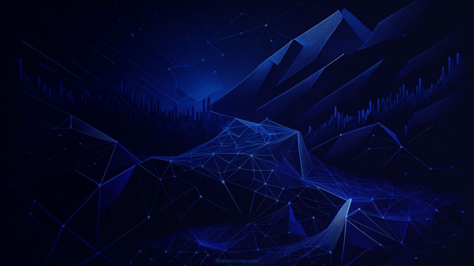 Blue Technology Background for Powerpoint PPT and Google Slides AI ...